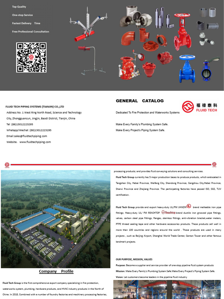 General Catalog Fluid Tech | PDF | Pipe (Fluid Conveyance) | Plumbing