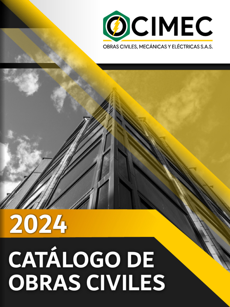Catalogo Obra Civiles 2024 | PDF | Ingeniería