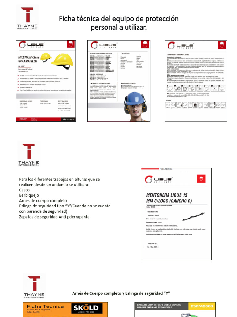 Ficha Técnica EPP Altura | PDF | Historia