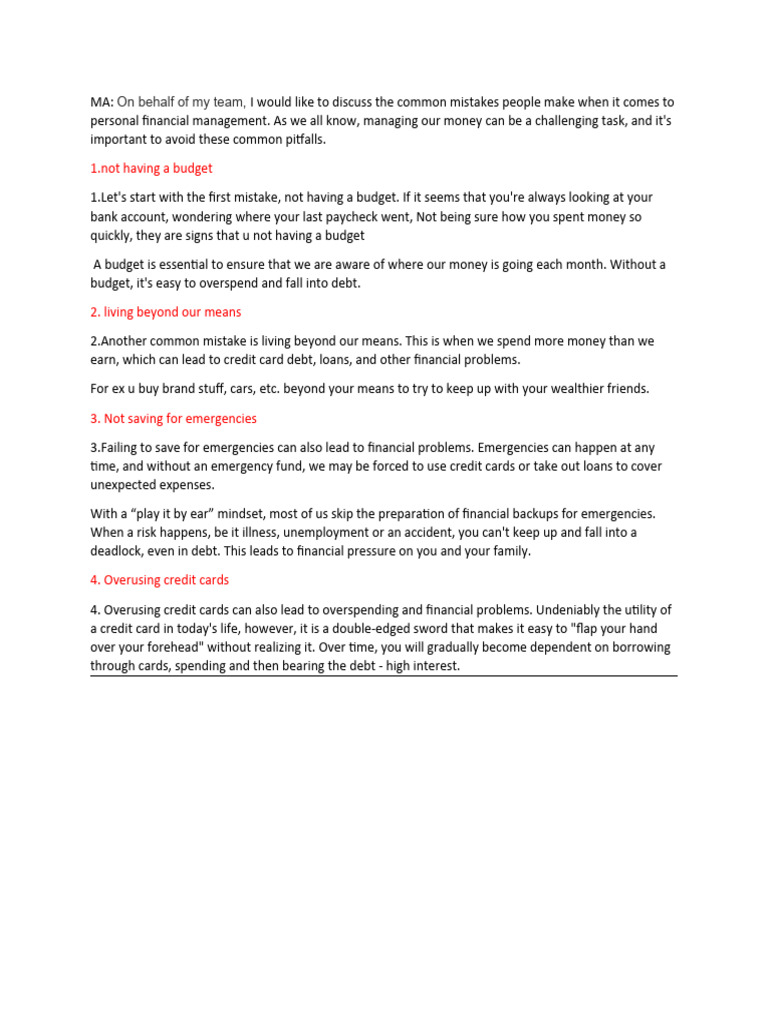 Script | PDF | Business | Finance & Money Management
