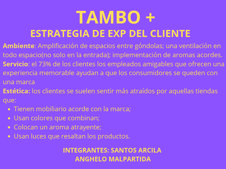 Tambo + | PDF