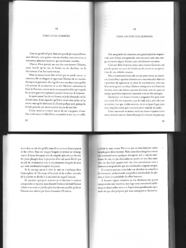 BAUDELAIRE, Charles. Cada Um Com Sua Quimera | PDF