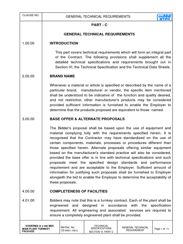 Bid Document | PDF | Specification (Technical Standard) | 3 D Computer ...