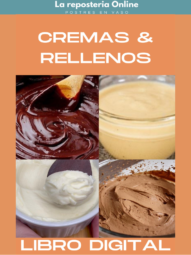 La Repostería Cremas y Rellenos | Descargar gratis PDF | Postres | Crema