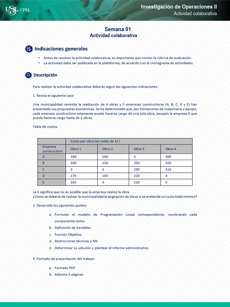 IOII - S1 - Actividad Colaborativa | PDF | Gramática | Software