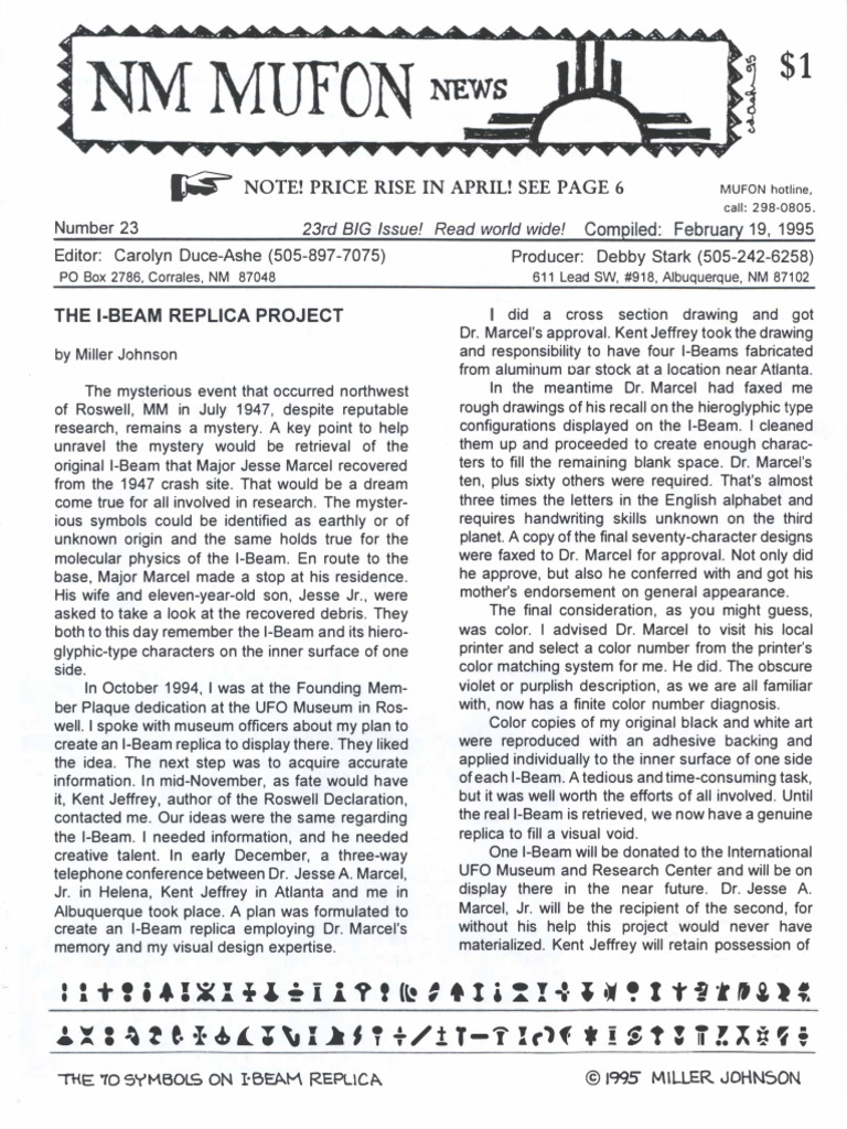 NM MUFON News No 23 1995 02 | PDF