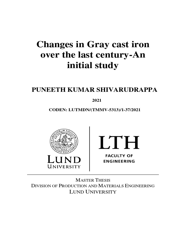 Final_Revised_Report | PDF | Cast Iron | Iron