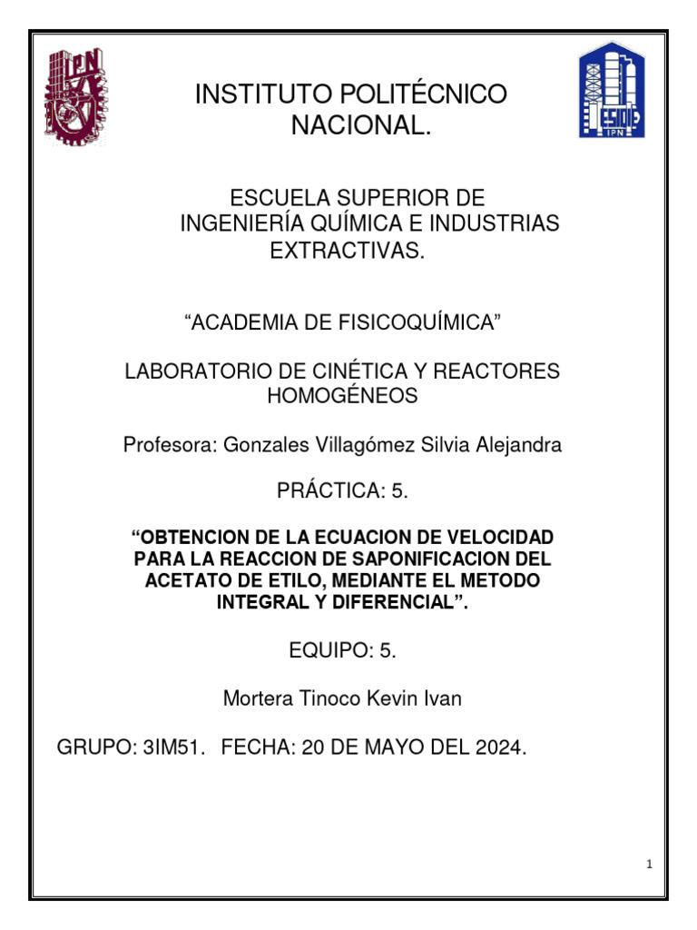 Equipo 5 Practica 5 CRH PDF | PDF | Catálisis | Adsorción