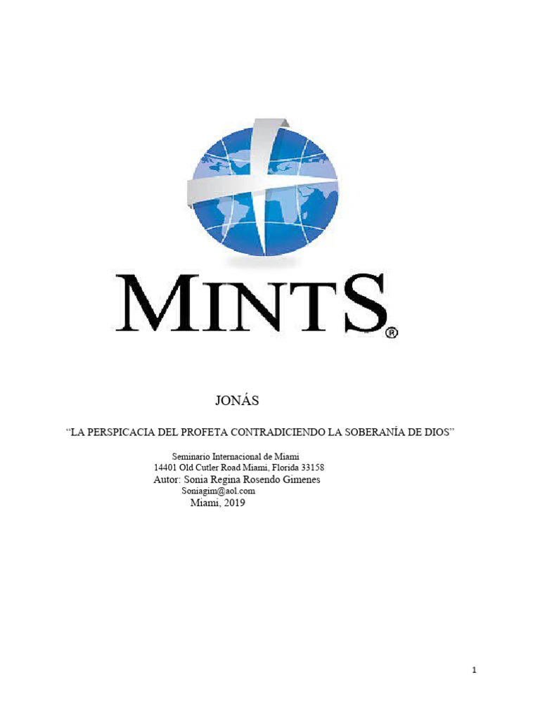 BAB319 JONAS - Sonia Rosendo | PDF | Jonás | Jesús