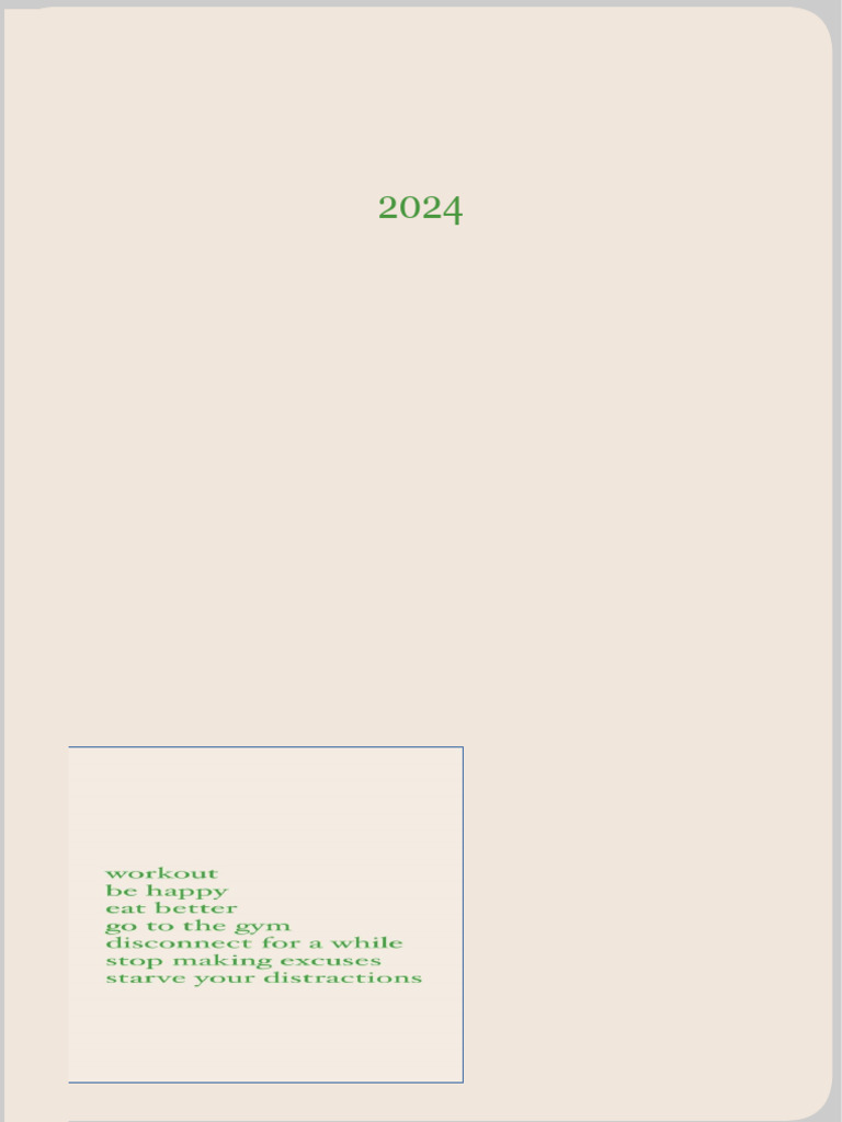 Bullet Journal 2024 | PDF