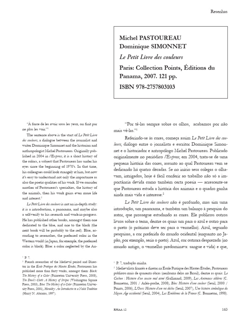 Revista 12 - artigo 8 breve historia das cores | PDF Revista 12 - artigo 8 breve historia das cores | PDF
