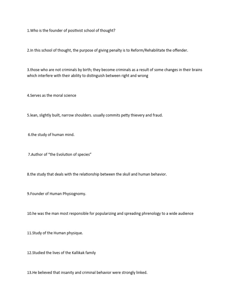 TCC Quiz | PDF | Crimes | Crime & Violence