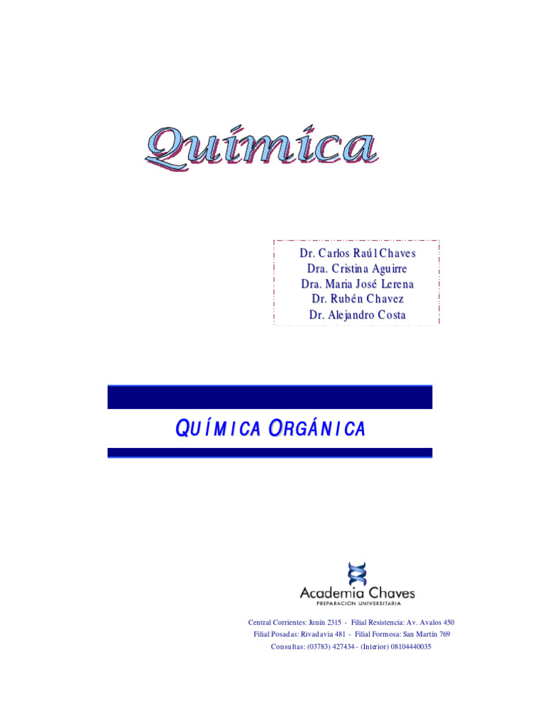Química Orgânica Quimica Organica Pdf Enlace Químico Enlace