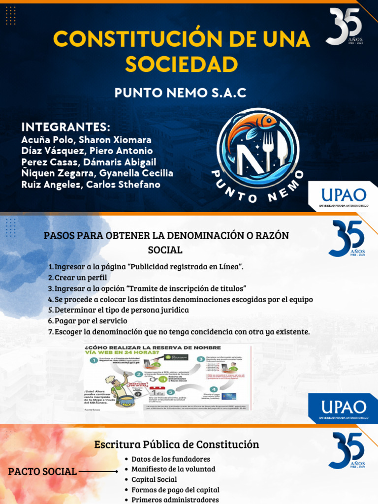 Constitución de Una Sociedad. | PDF