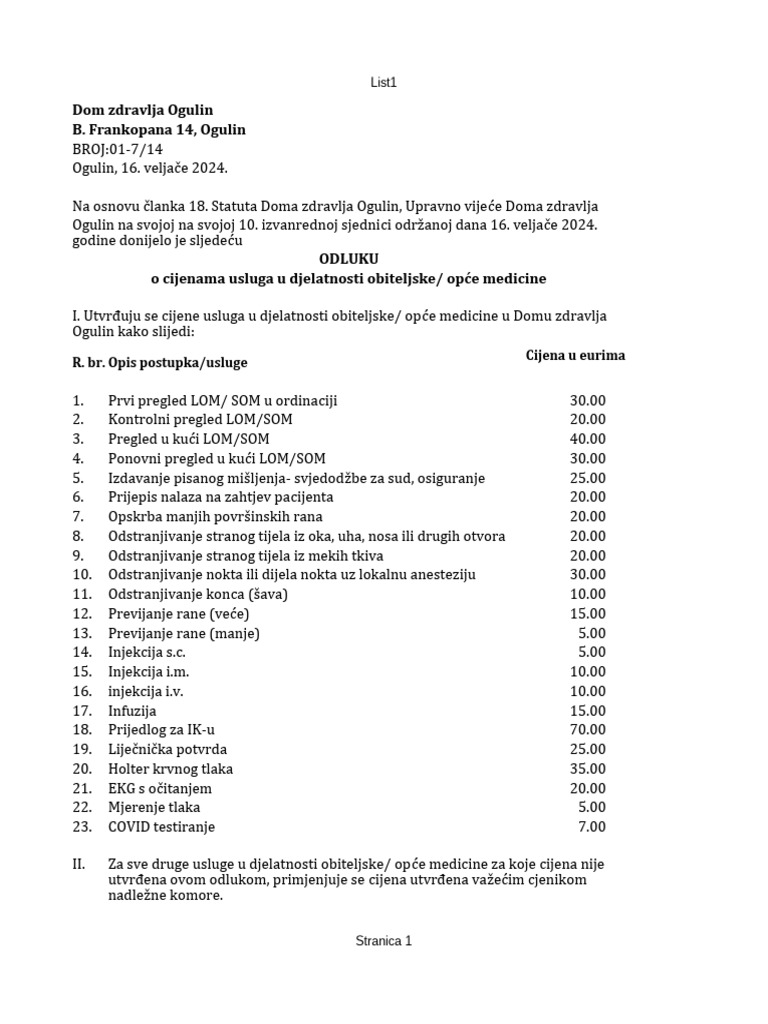 CJENIK-OBITELJSKA-2024 | PDF