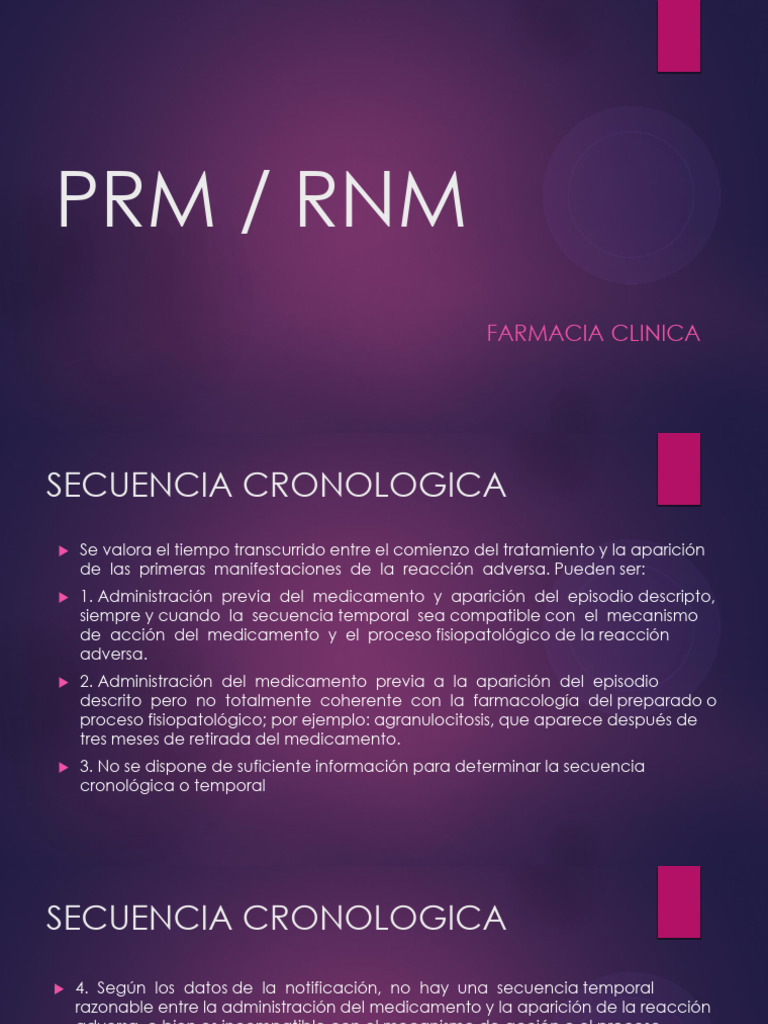 PRM-Y-RNM | Descargar gratis PDF | Medicamentos con receta | Medicina