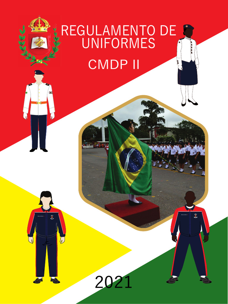 Final Regula Men To Uniform Esc MDP | PDF | Cor | Vermelho