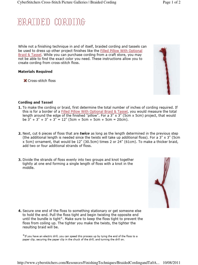 Making Braid | PDF | Knot | Braid