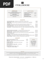 3 Course Dinner Menu | PDF