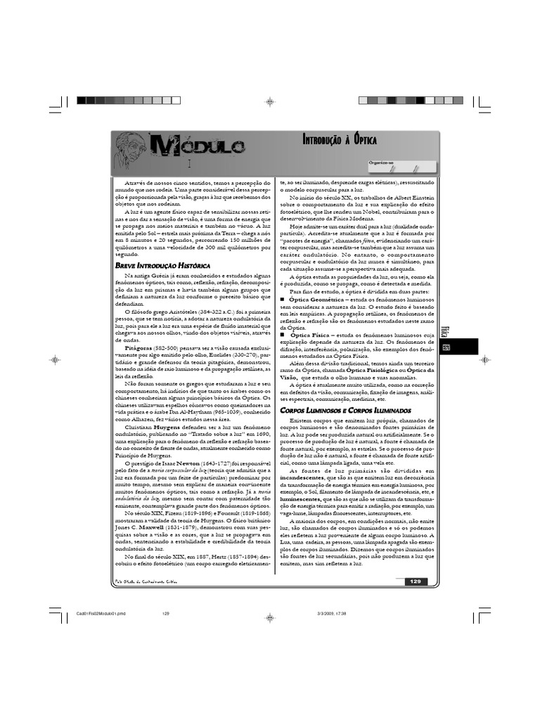 Ente02 Mod01 | PDF | Luz | Ótica