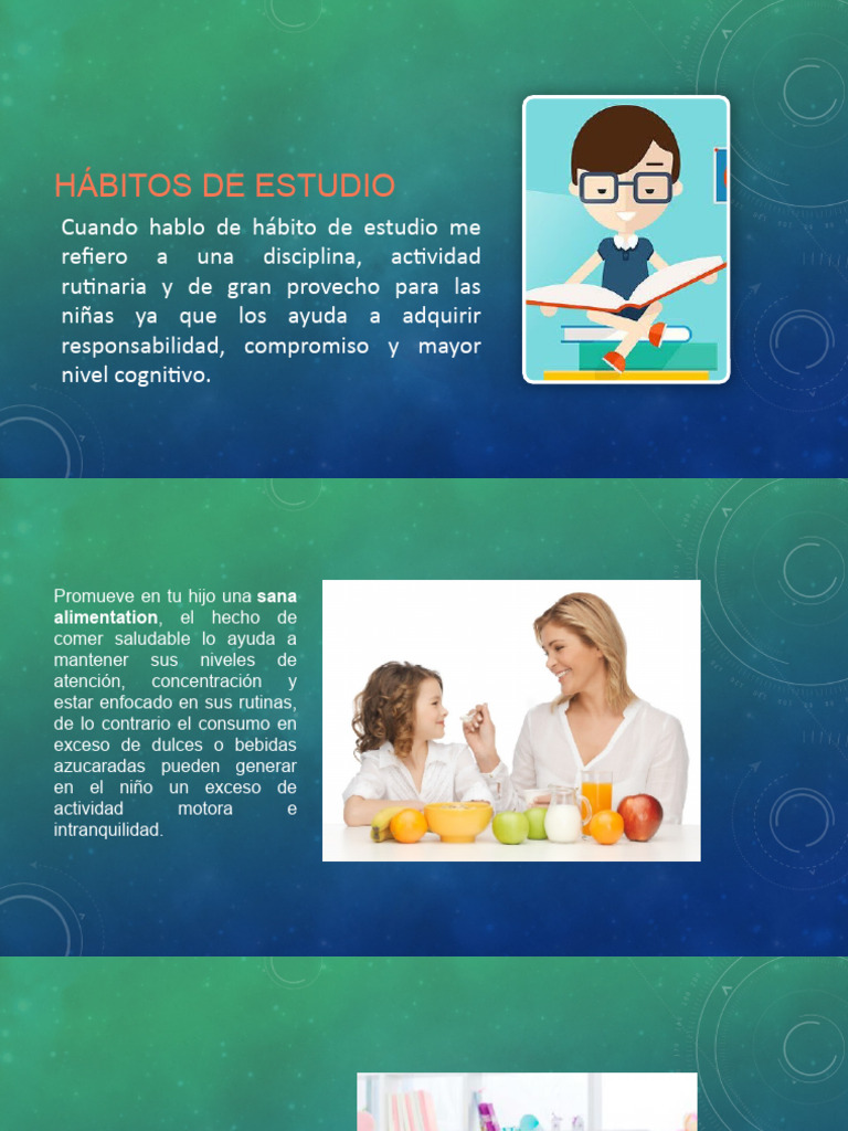 DIAPOSITIVAS HABITOS DE ESTUDIO | PDF