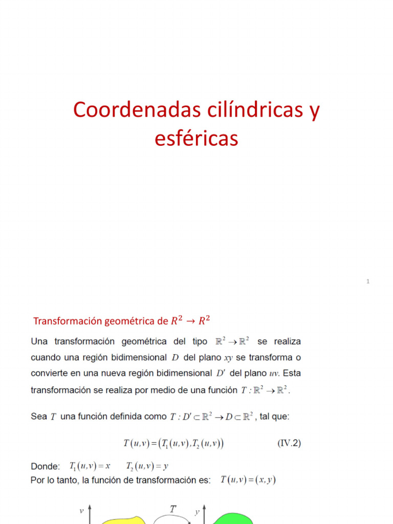 8.3 Jacobiano (Transformación Geométrica) | PDF