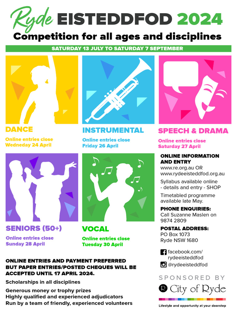 2024 Ryde Eisteddfod | PDF