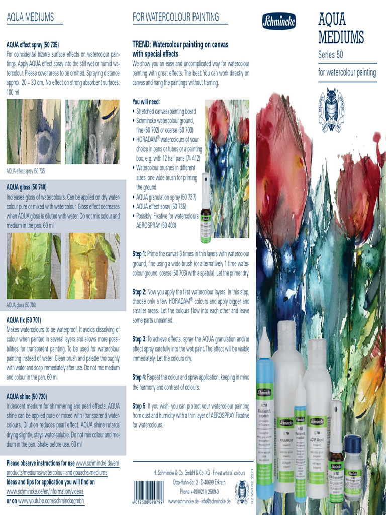 Aqua Flyer en | Download Free PDF | Watercolor Painting | Paintings