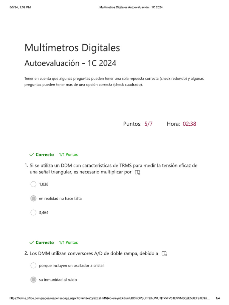 Autoevaluacion U4 | PDF