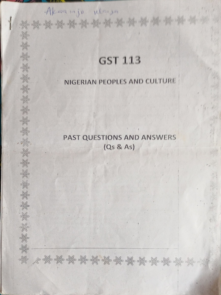GST 1 | PDF