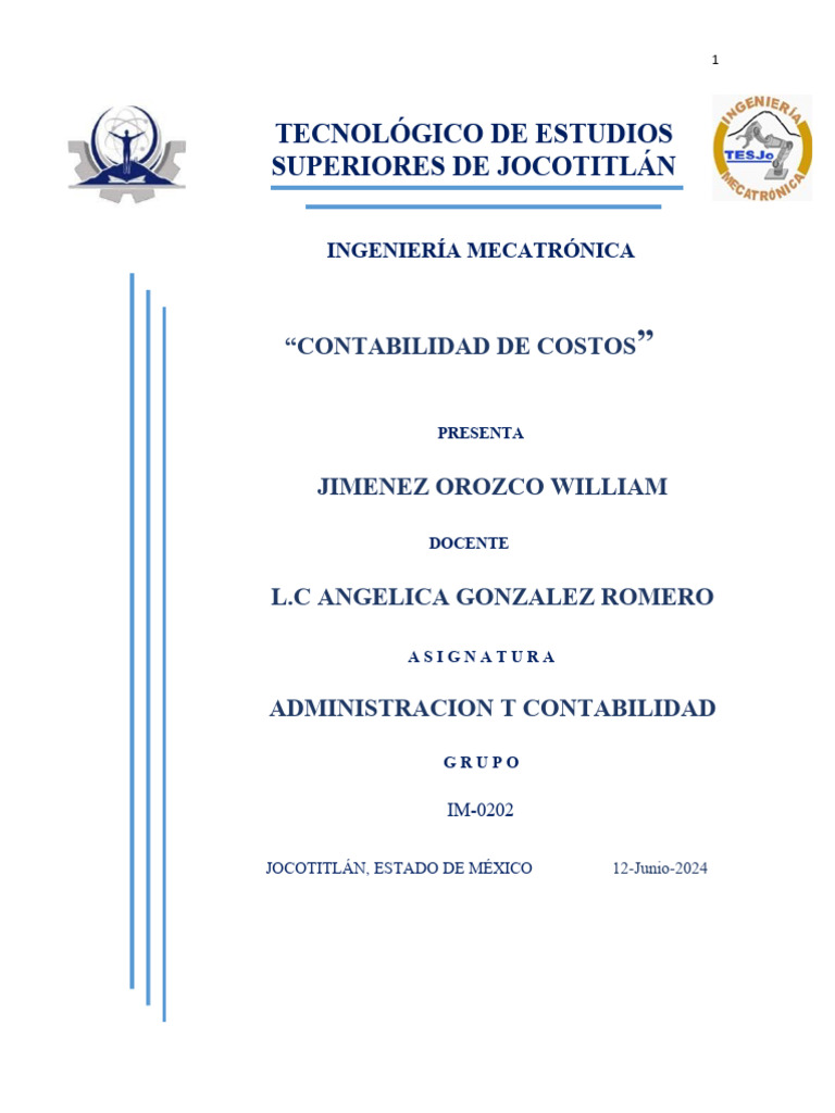 Temas de La U2 | PDF | Costo | Contabilidad Temas de La U2 | PDF | Costo | Contabilidad