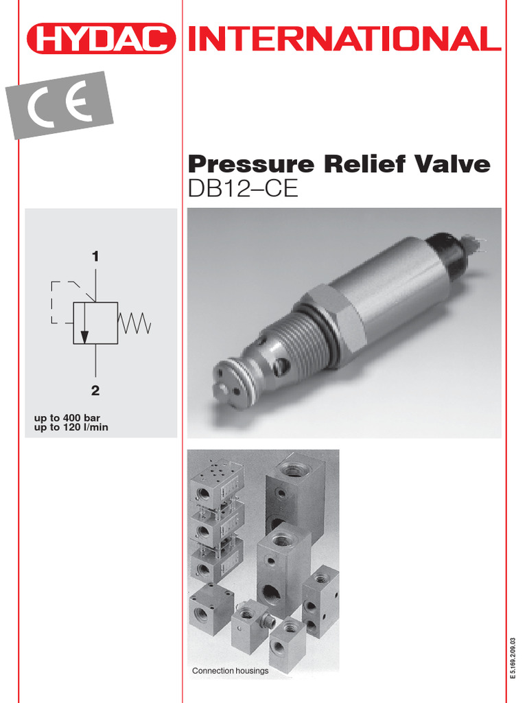 902.1004-00 Pressure relief valve RV4 | Download Free PDF | Valve | Elevator