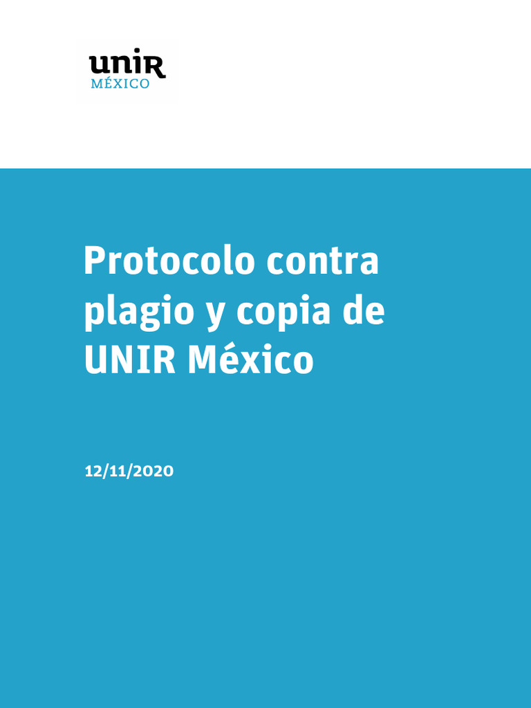 Protocolo Plagio Interno | PDF | Plagio | Evaluación