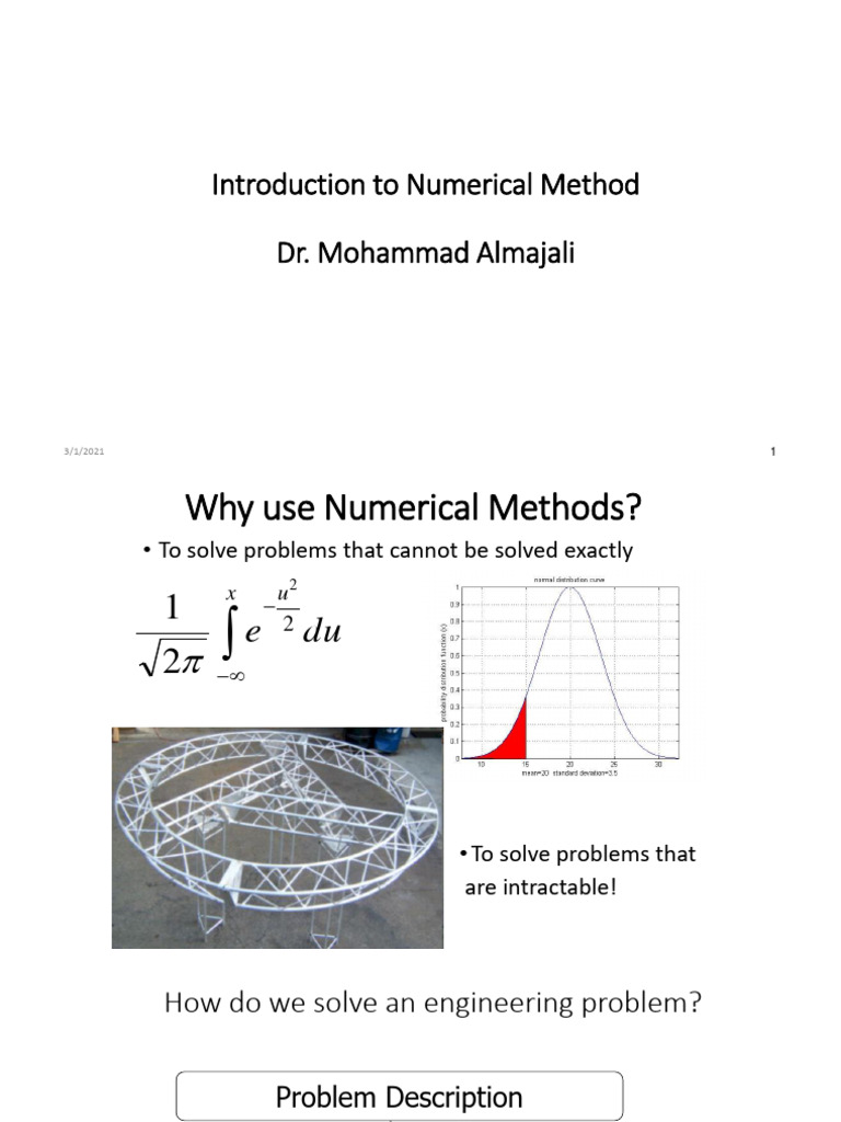 Introduction To Numerical Method Pdf Finite Difference Approximation 3031