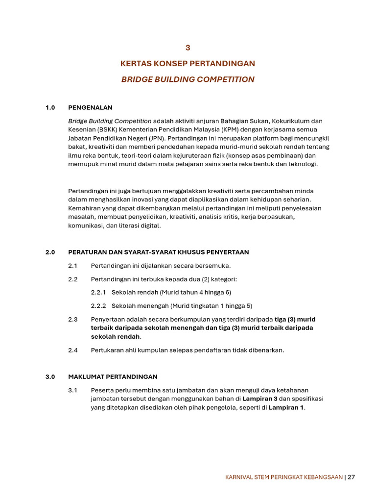 Bridge Building Competition | PDF
