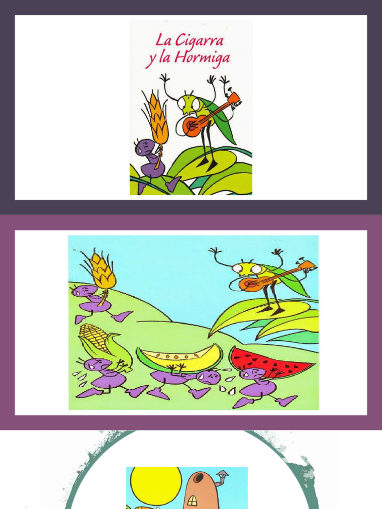 La Hormiga y La Cigarra | PDF
