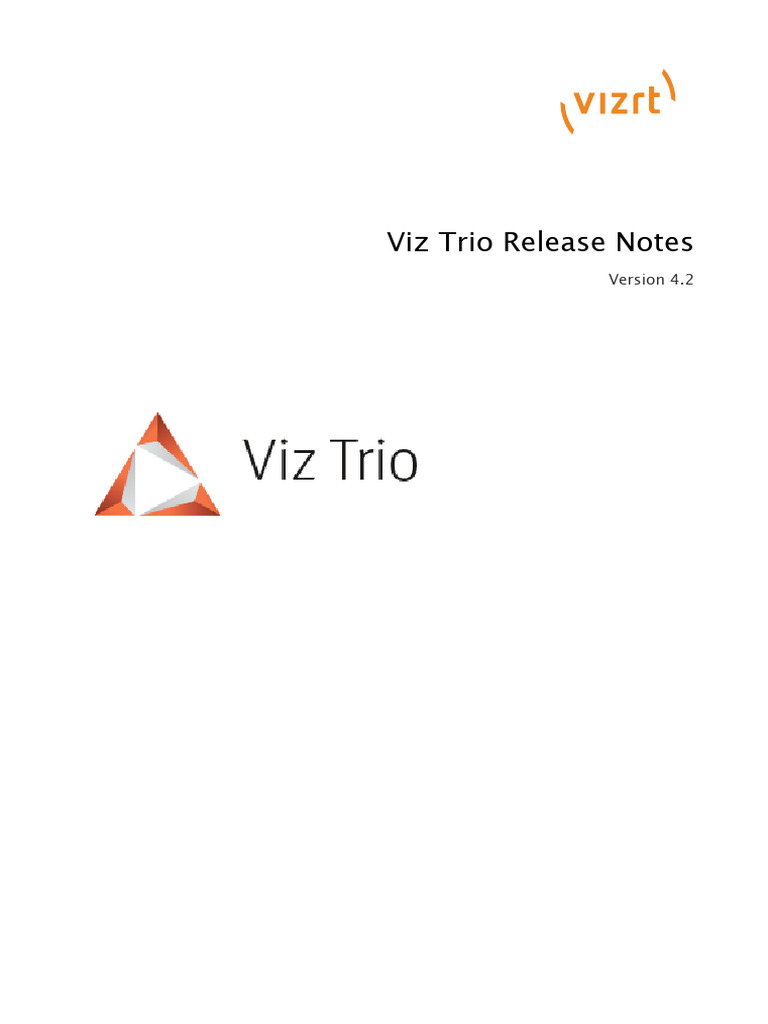 Viz Trio RN 4.2 | PDF | Microsoft Windows | Software