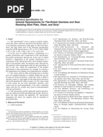 Astm A666 A666m-03 | PDF | Strength Of Materials | Steel