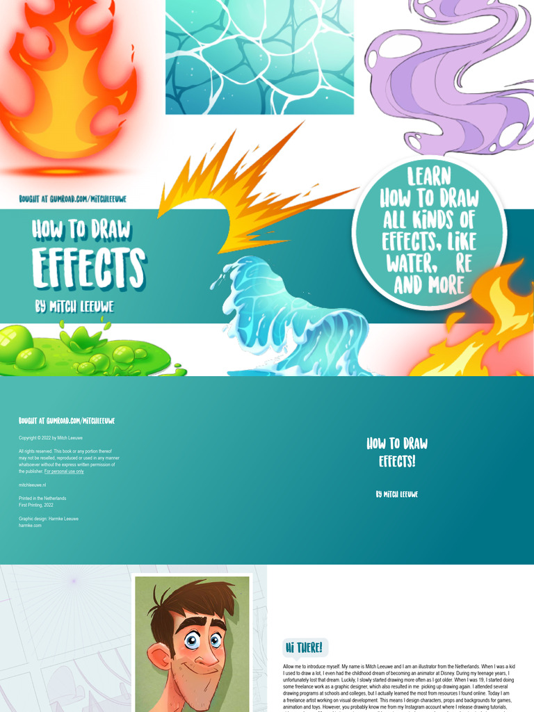 2022 MitchLeeuwe How To Draw Effects | PDF | Drawing