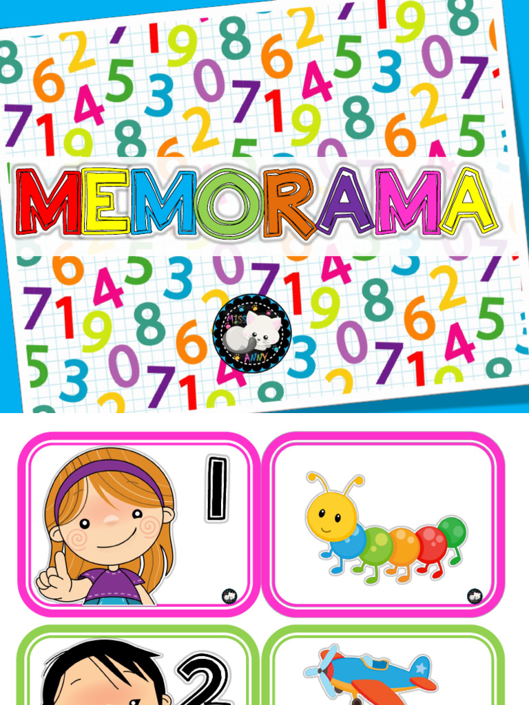 Memorama Números | PDF