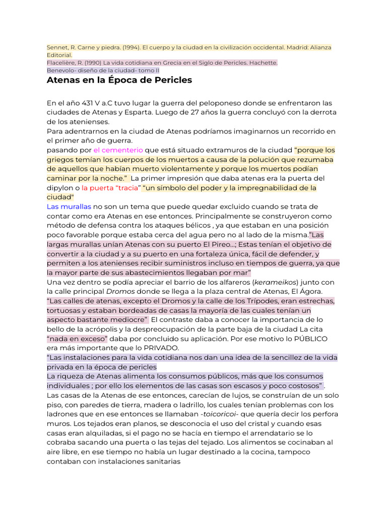 Atenas en La Época de Pericles | PDF | Atenas | Guerra del Peloponeso