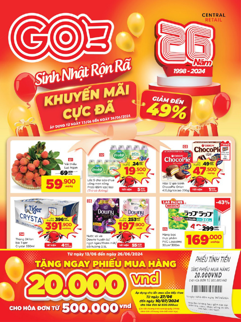 Go Sinh Nhat Cuc Da Khuyen Mai Ron Ra v4 | PDF