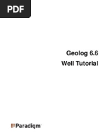 Geolog 6.6 Geolog Basics Tutorial | PDF | Icon (Computing) | Menu (Computing)