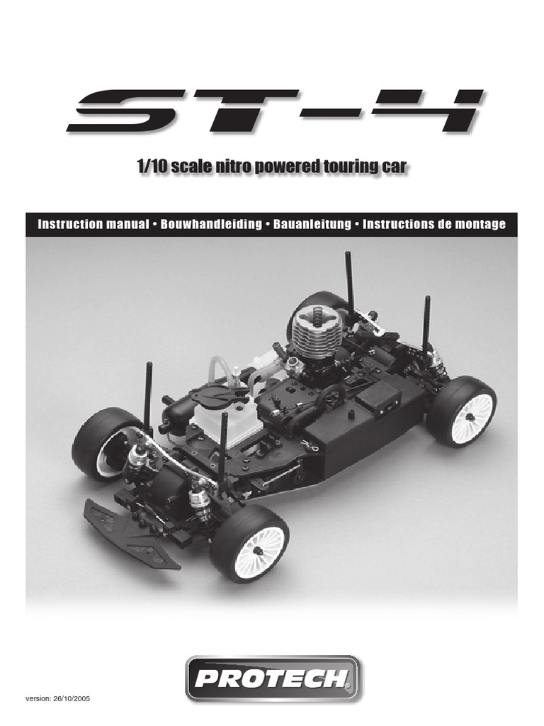 1 - 10 Scale Nitro Powered Touring Car - PROTECH | PDF