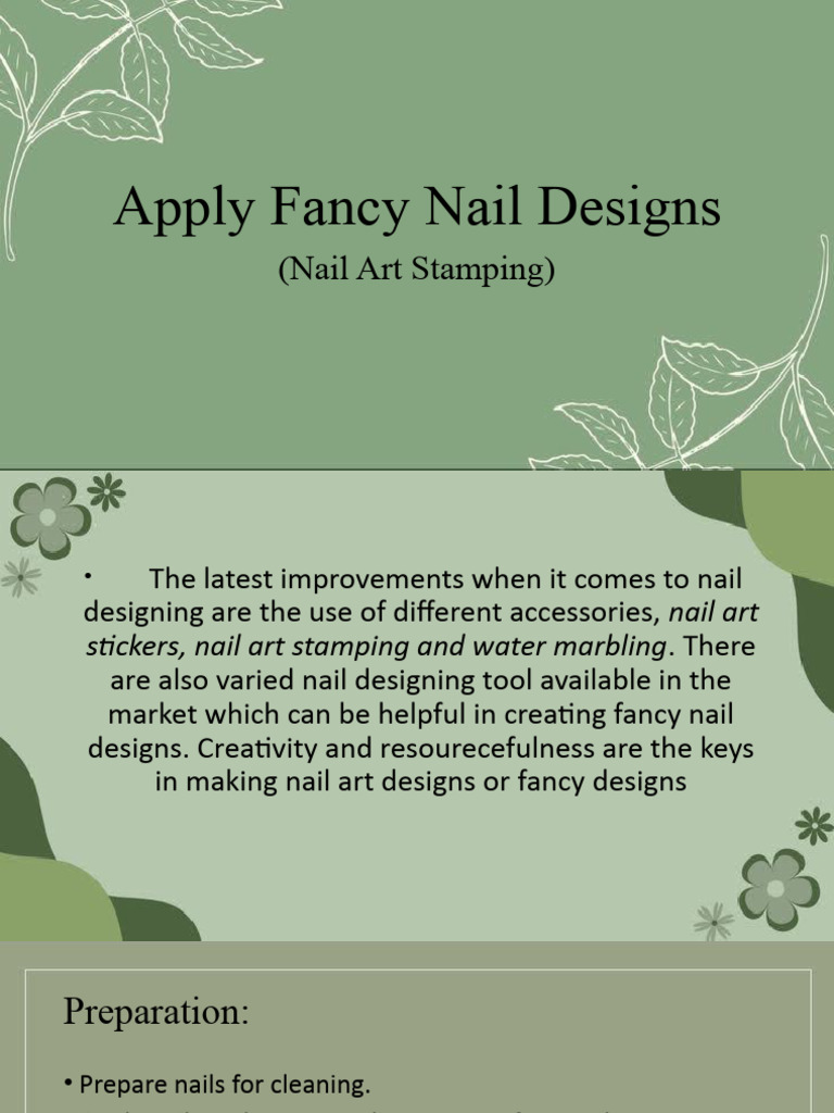 Apply Fancy Nail Designs | PDF