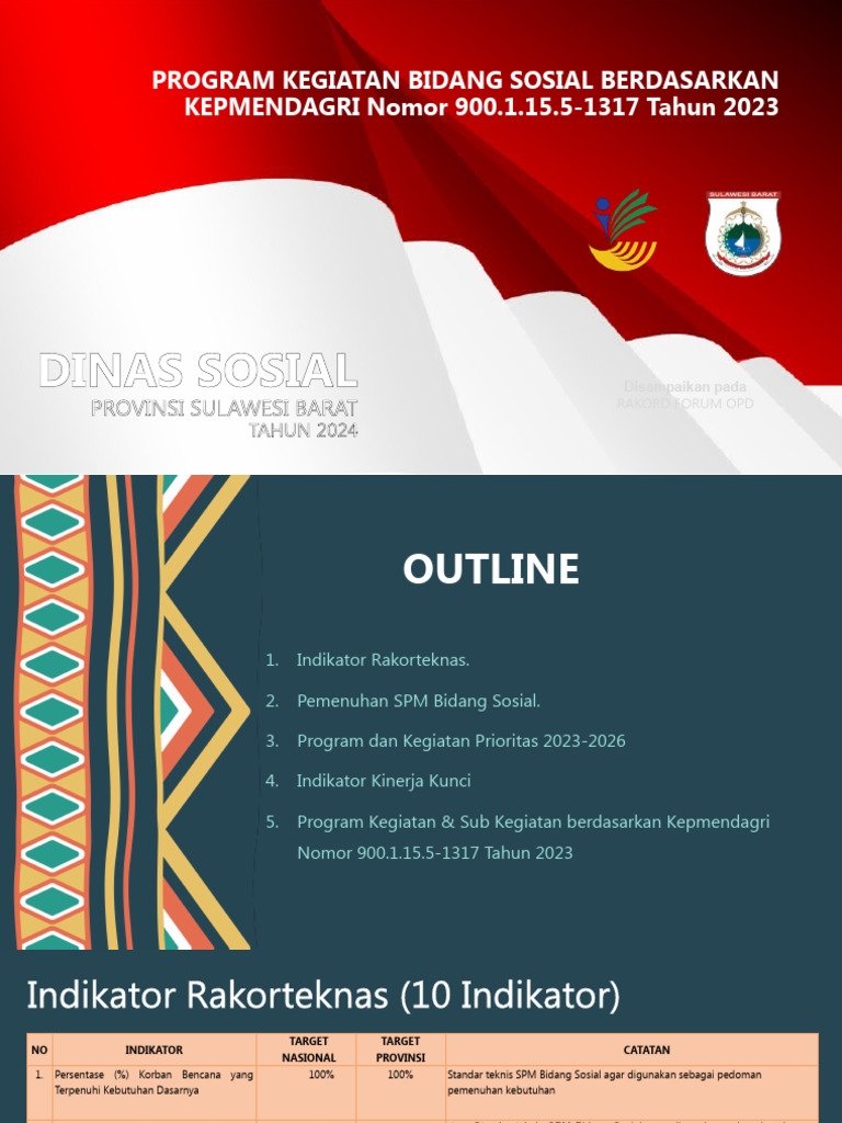 Paparan Sekdis Forum OPD 2024 | PDF