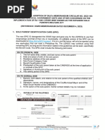 Application Form For Solo Parent | PDF | Birth Certificate | Marriage