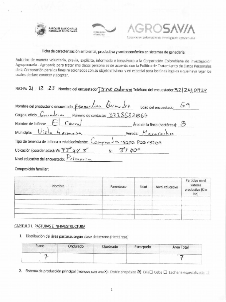 Ficha Caracterizacion Francelina Bermudez | PDF Ficha Caracterizacion Francelina Bermudez | PDF