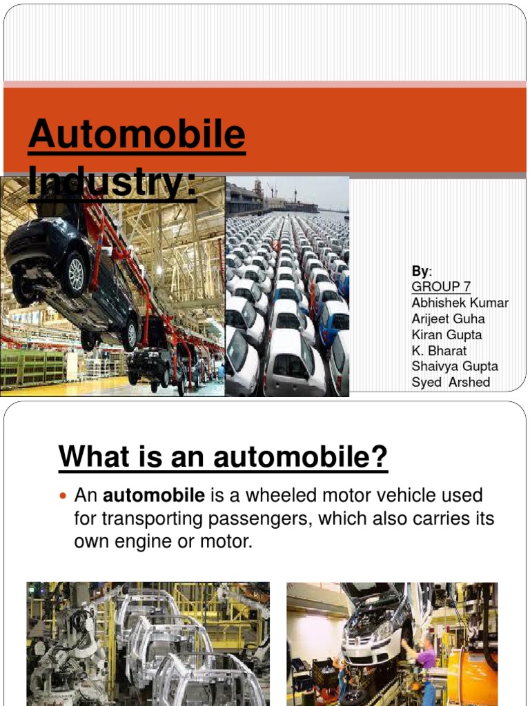 Indian Automobile Industry Overview | PDF | Car | Vehicles