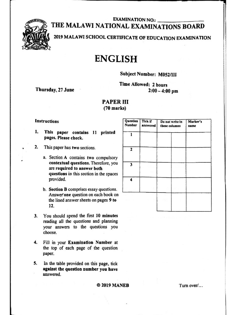 2019 Eng PP3 Maneb | PDF